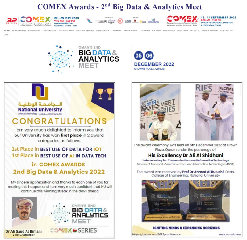 COMEX Award - National University of Science and Technology