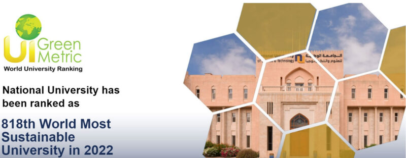 UI Green Metric Ranking - National University of Science and Technology